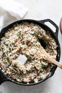 Creamy Dairy-Free Risotto (So Versatile!) - A Nourishing Plate