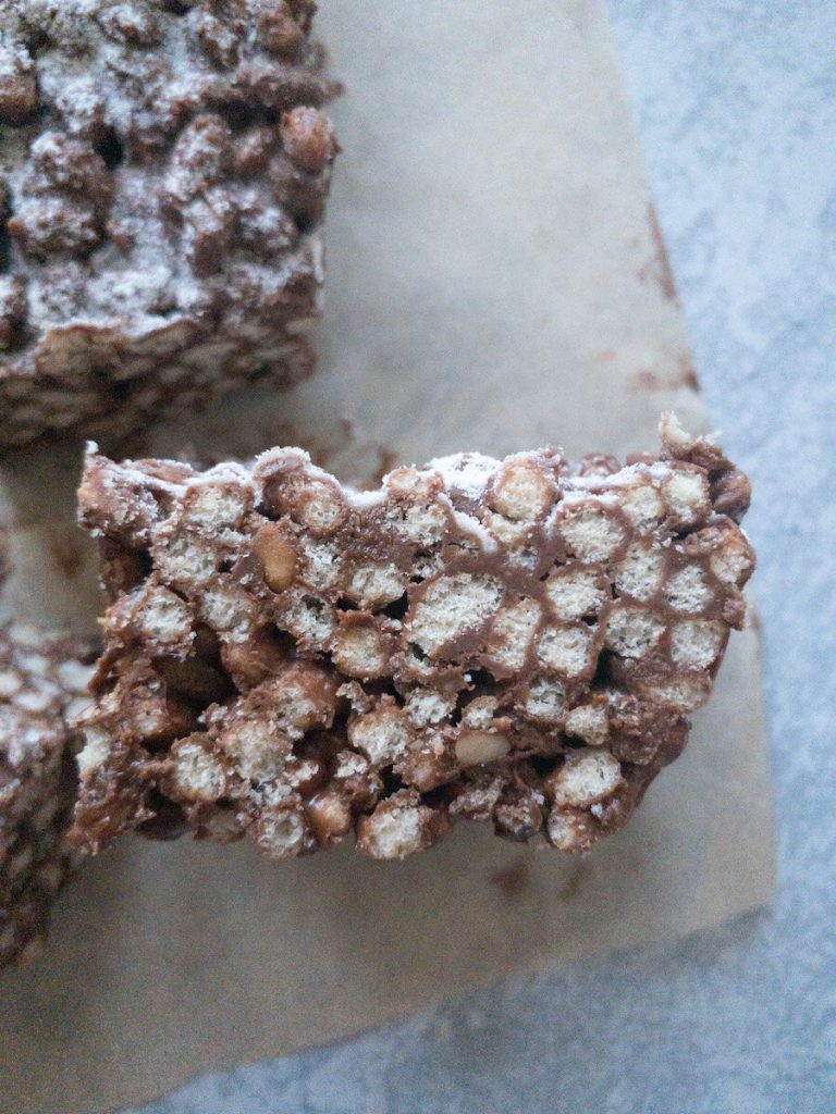 Puppy Chow Bars (dairy free, gluten free) | A Nourishing Plate
