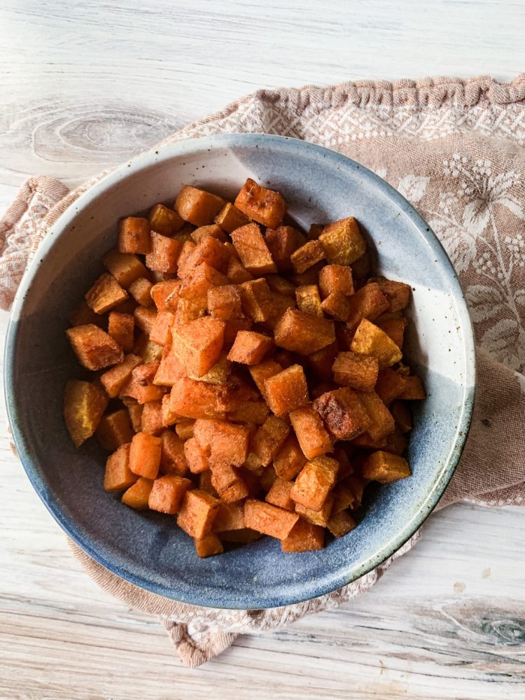Sweet and Spicy Roasted Butternut Squash - A Nourishing Plate