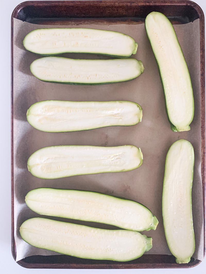 Greek Stuffed Zucchini Boats (Gluten-Free, Vegan) - A Nourishing Plate