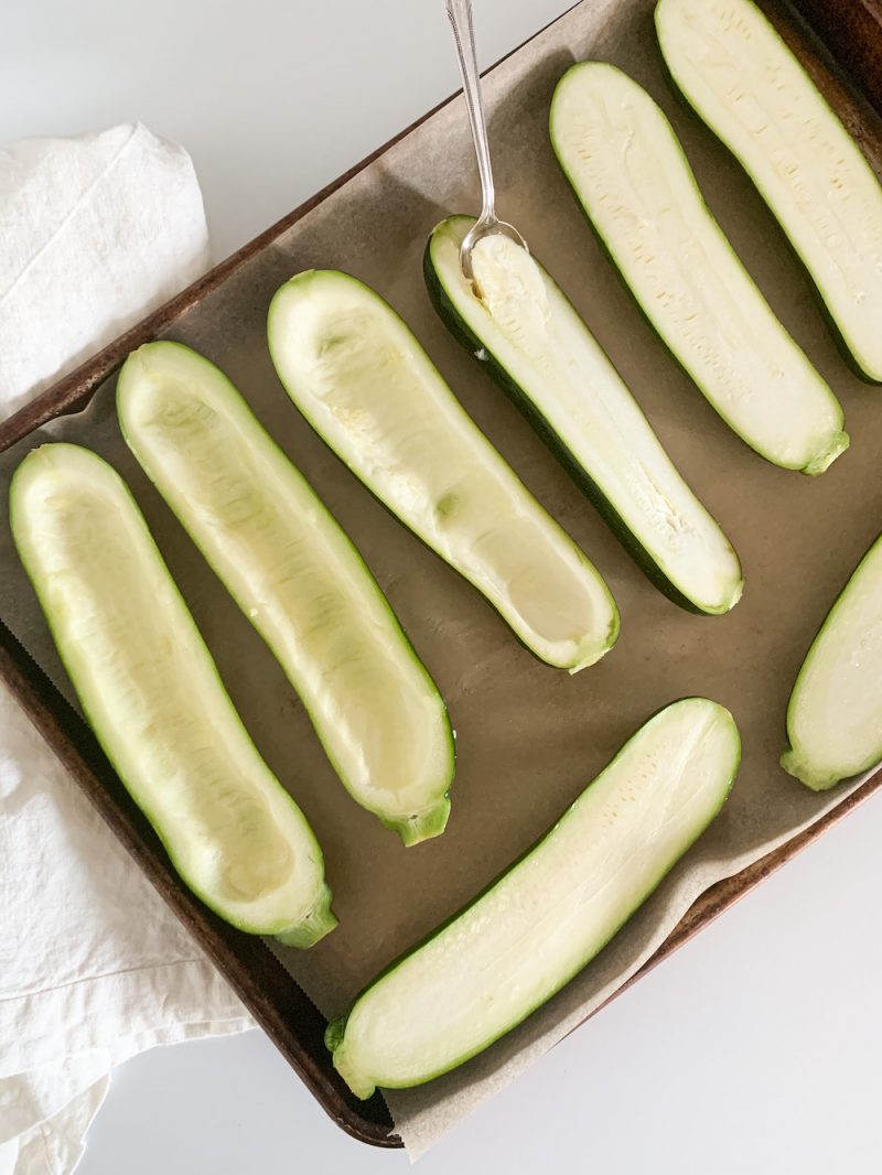 Greek Stuffed Zucchini Boats (Gluten-Free, Vegan) - A Nourishing Plate