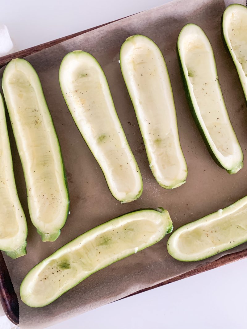 Greek Stuffed Zucchini Boats (Gluten-Free, Vegan) - A Nourishing Plate