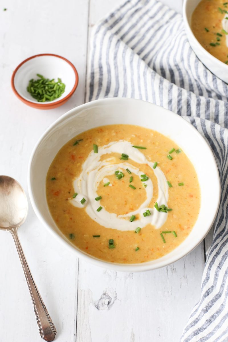Dairy-Free Chicken Corn Chowder - A Nourishing Plate