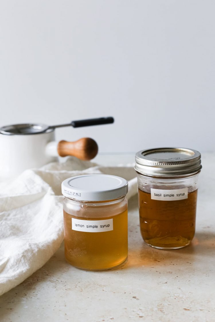 How to Make Infused Simple Syrups - A Nourishing Plate