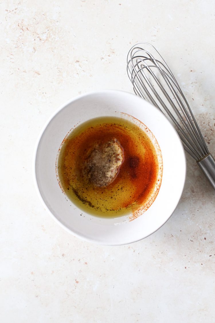 Roasted Red Cabbage Wedges W/ Smoky Mustard Dressing - A Nourishing Plate