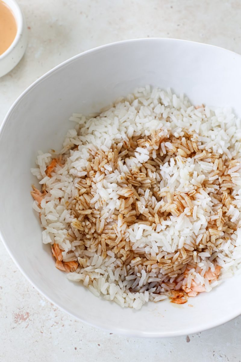 Salmon Rice Bowl - A Nourishing Plate