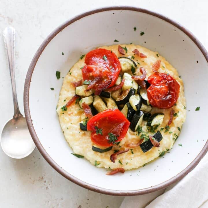 Savory Breakfast Polenta (With Sweet Option) - A Nourishing Plate