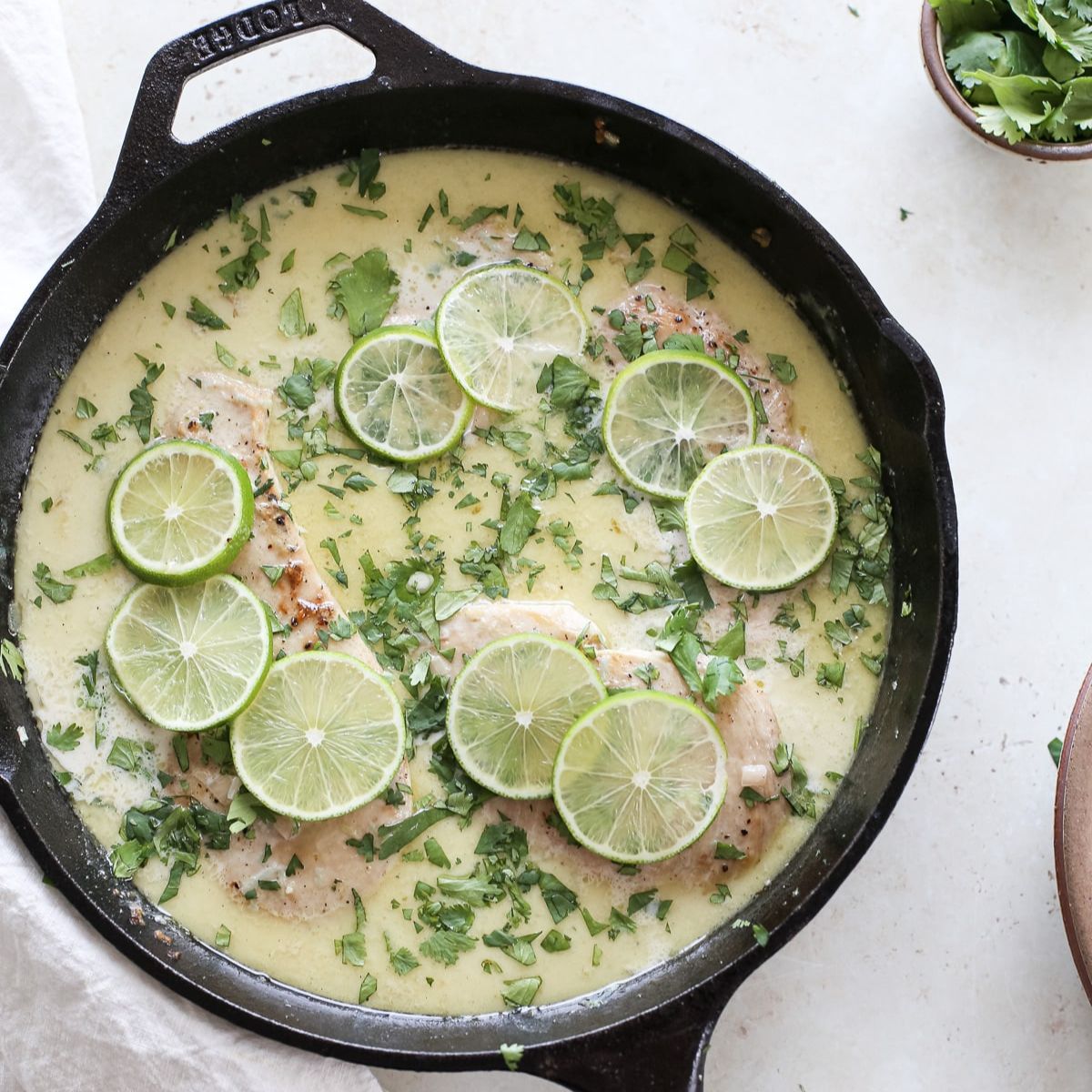 Creamy Coconut Lime Chicken (Dairy Free) - A Nourishing Plate