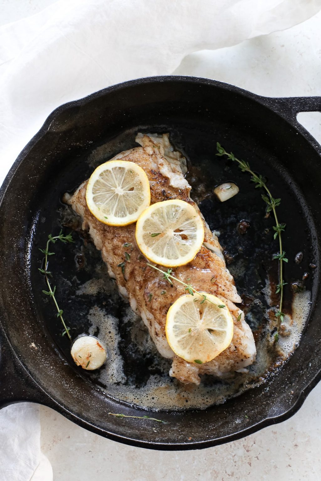 Lemon Butter Fish - A Nourishing Plate