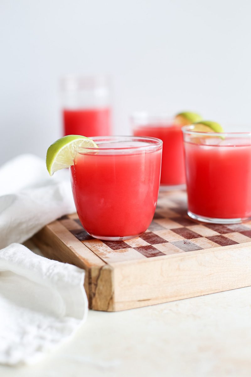 Fresh Watermelon Juice Recipe - A Nourishing Plate
