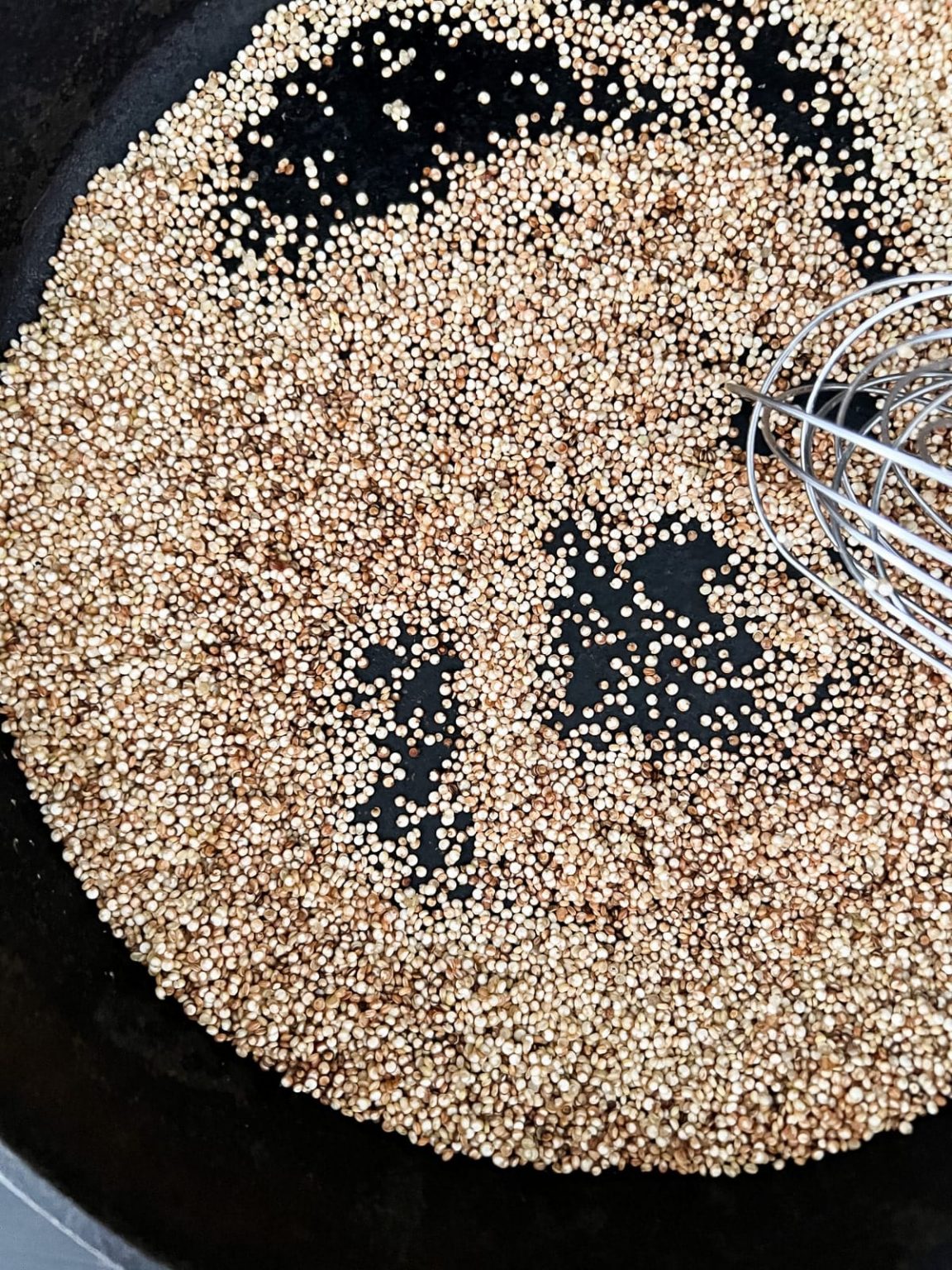 Toasted Quinoa - A Nourishing Plate