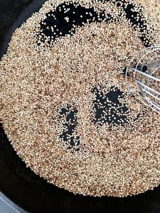 Toasted Quinoa - A Nourishing Plate