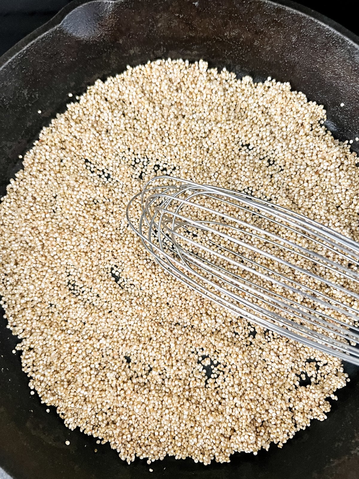 Toasted Quinoa - A Nourishing Plate