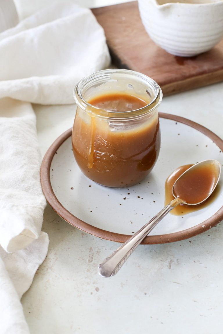 Easy Miso Caramel Recipe (Dairy Free) - A Nourishing Plate