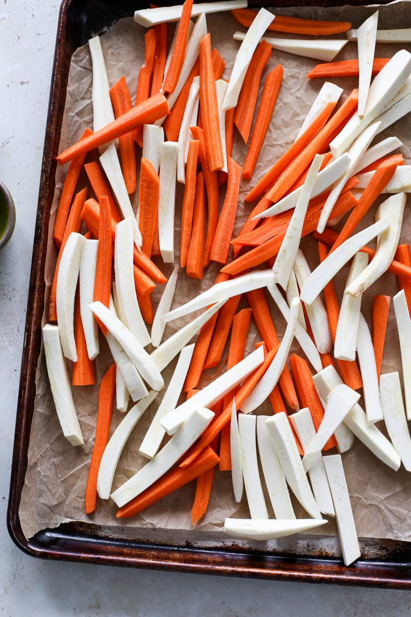 Honey Roasted Parsnips and Carrots - A Nourishing Plate