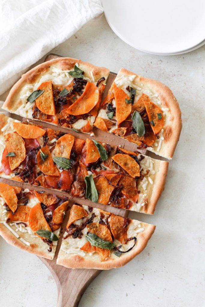 Butternut Squash Pizza - A Nourishing Plate