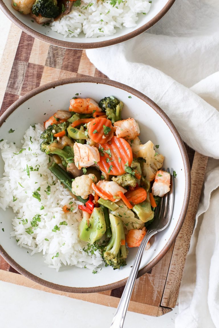 Frozen Vegetable Stir Fry - A Nourishing Plate
