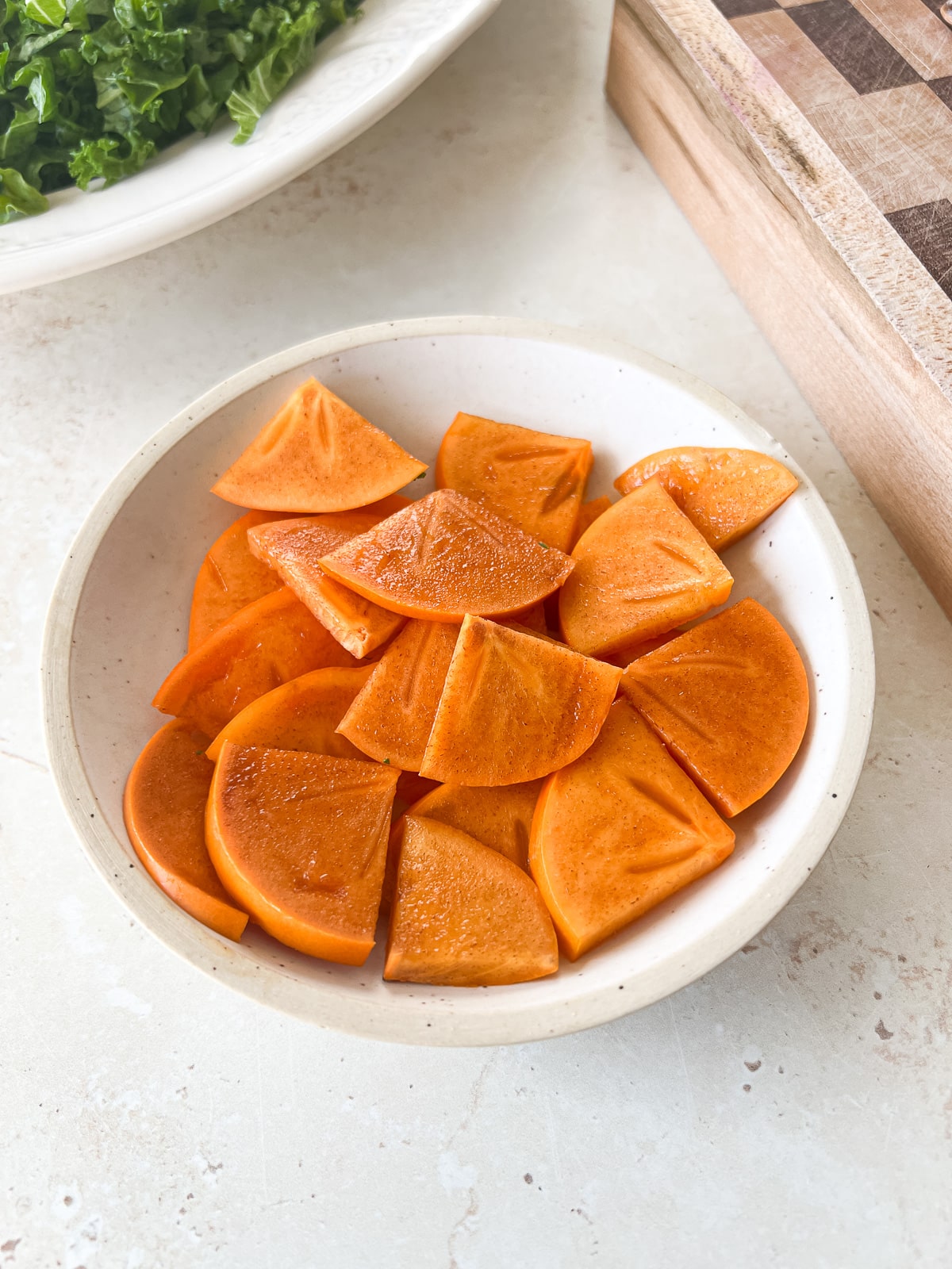Persimmon Salad With Pomegranate - A Nourishing Plate