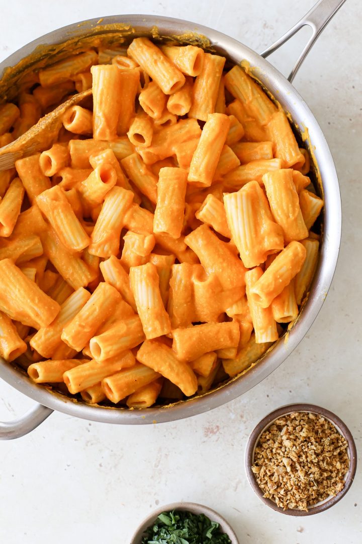 Pasta With Carrot Sauce - A Nourishing Plate
