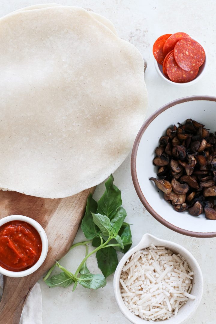 10-Minute Pizza Wrap - A Nourishing Plate