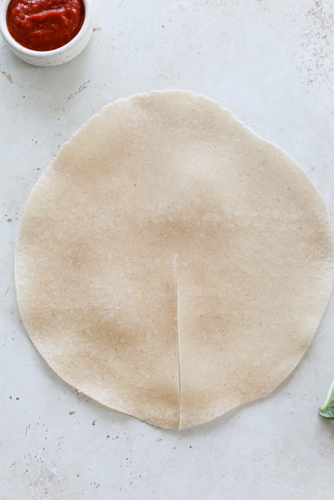 10-Minute Pizza Wrap - A Nourishing Plate