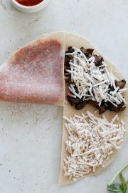 10-Minute Pizza Wrap - A Nourishing Plate