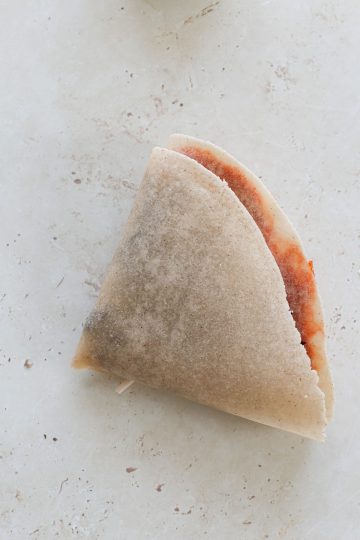 10-Minute Pizza Wrap - A Nourishing Plate