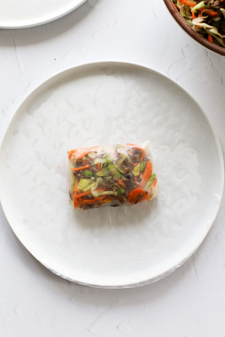 Crispy Rice Paper Dumplings - A Nourishing Plate