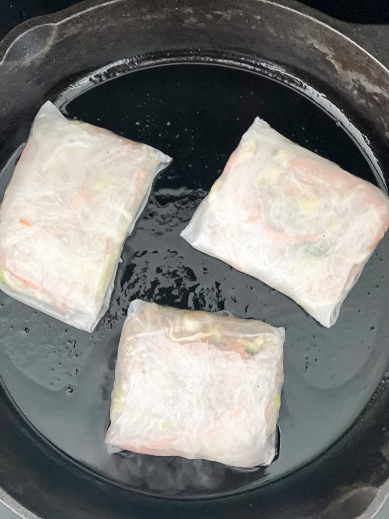 Crispy Rice Paper Dumplings - A Nourishing Plate