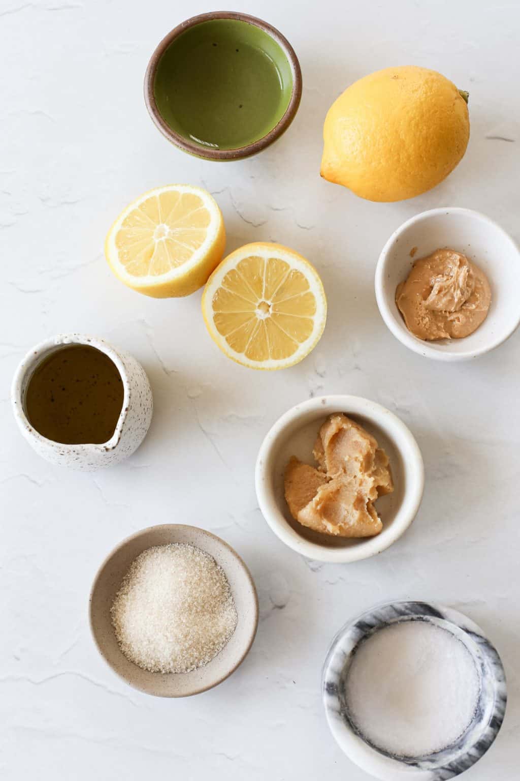 Creamy Lemon Miso Dressing - A Nourishing Plate