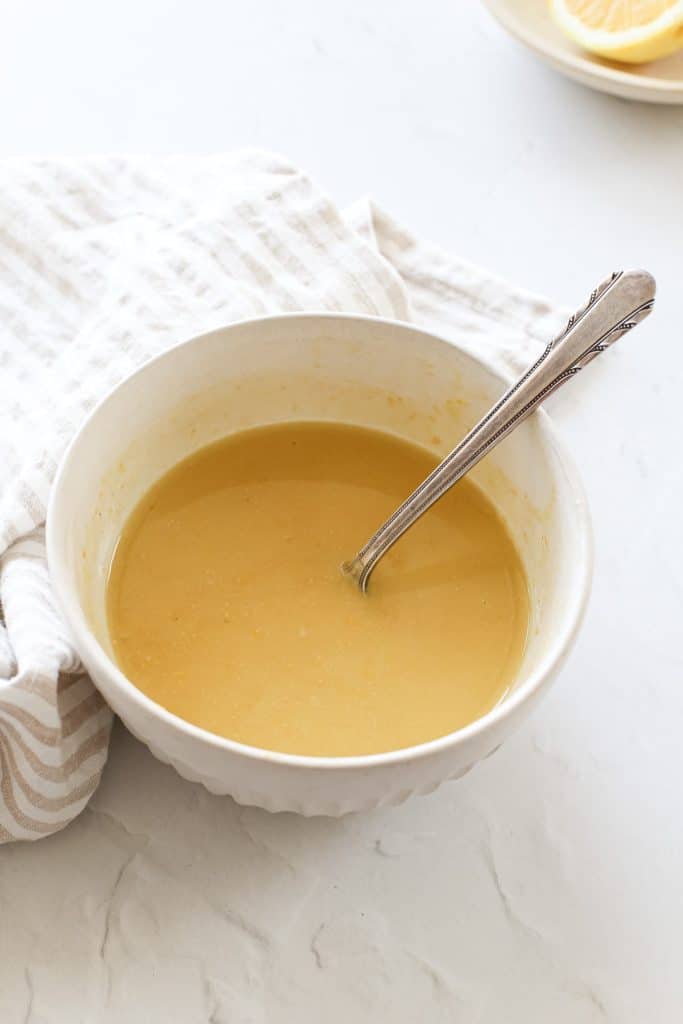 Creamy Lemon Miso Dressing - A Nourishing Plate