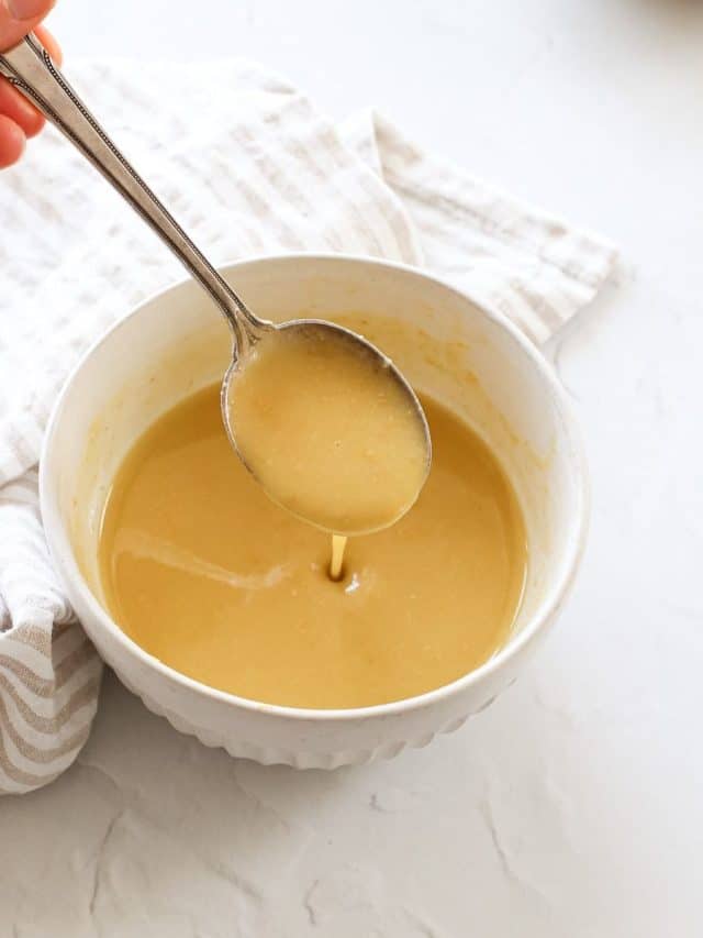 Creamy Lemon Miso Dressing - A Nourishing Plate