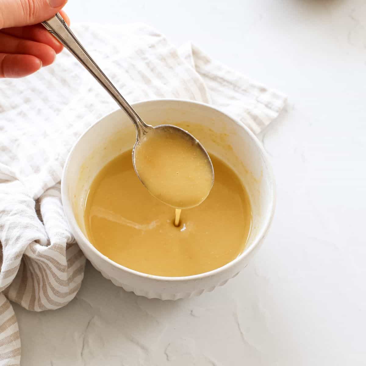 Creamy Lemon Miso Dressing - A Nourishing Plate