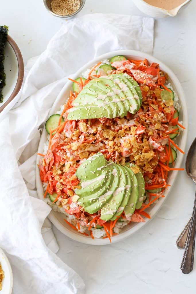 Sushi Salad (Very Customizable) - A Nourishing Plate