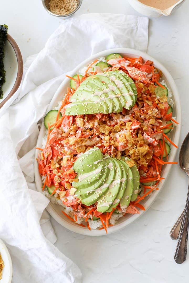 Sushi Salad (Very Customizable) - A Nourishing Plate