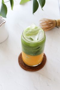 Mango Matcha Latte Recipe - A Nourishing Plate