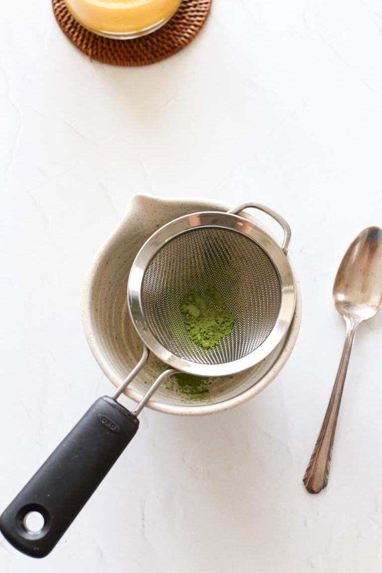 Mango Matcha Latte Recipe - A Nourishing Plate