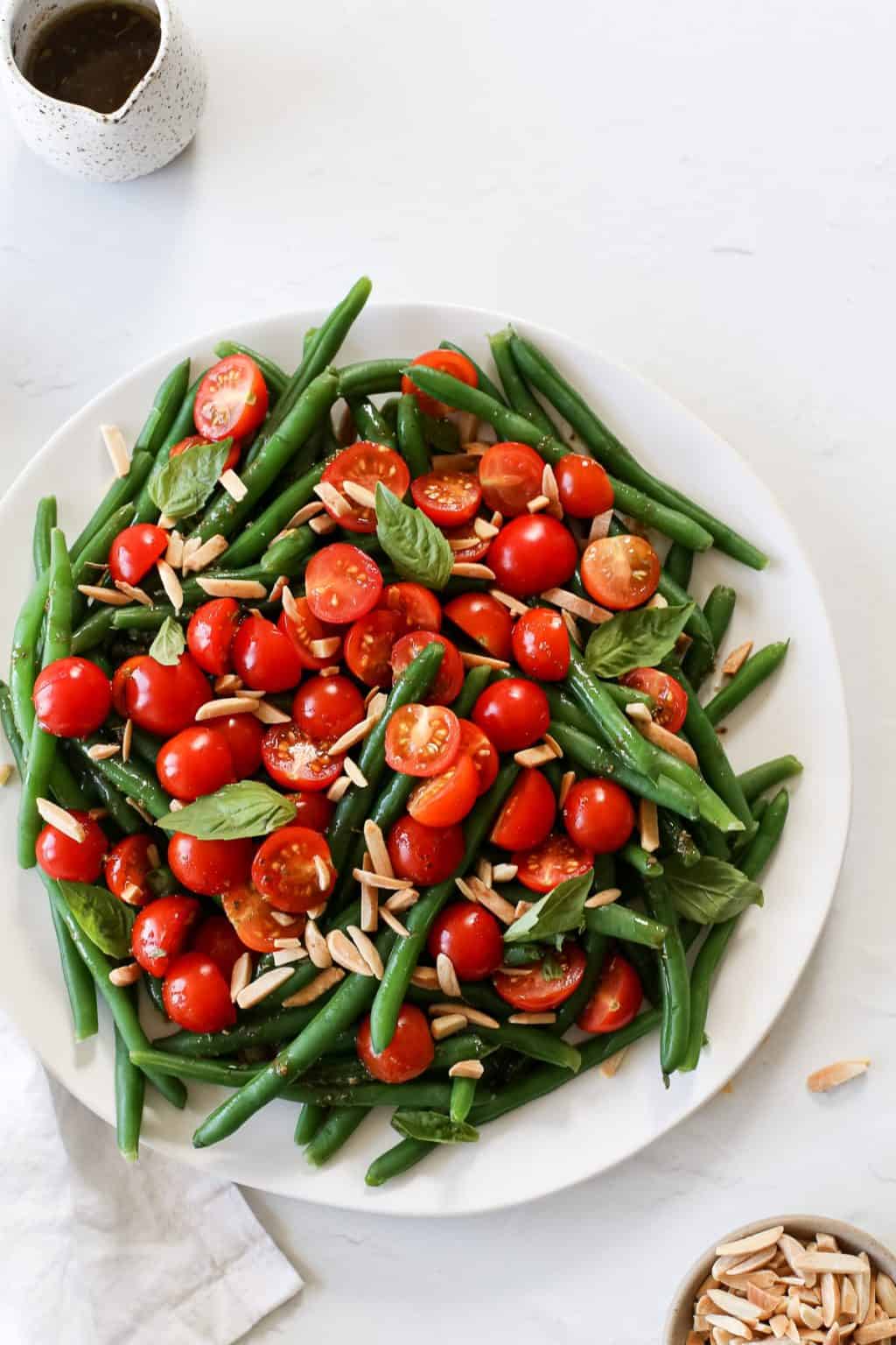 Italian Green Bean Salad - A Nourishing Plate