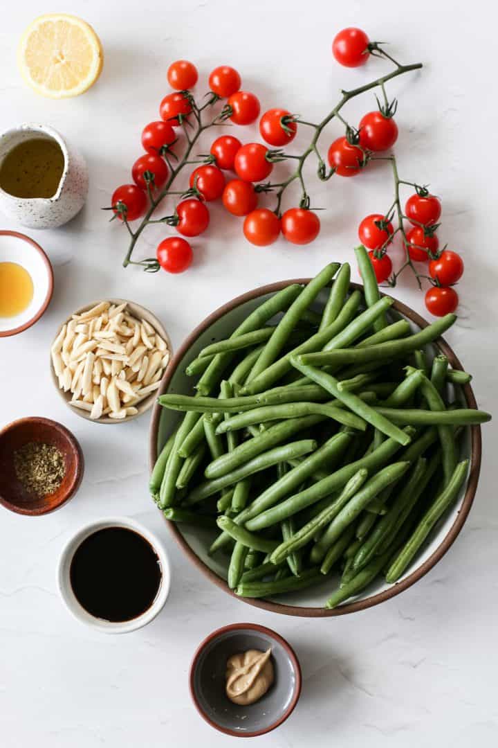 Italian Green Bean Salad - A Nourishing Plate