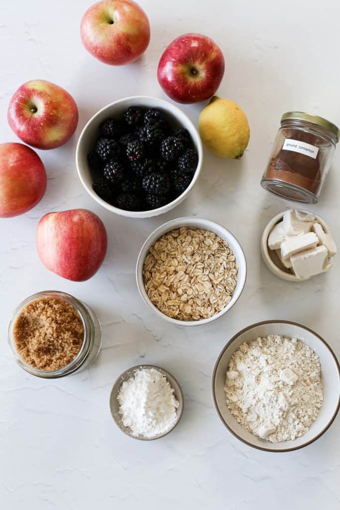 Blackberry And Apple Crumble Recipe - A Nourishing Plate