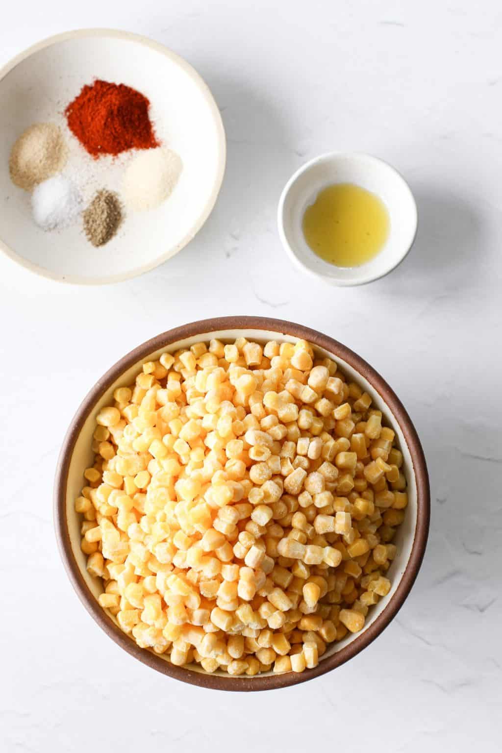 Easy Skillet Blackened Corn - A Nourishing Plate