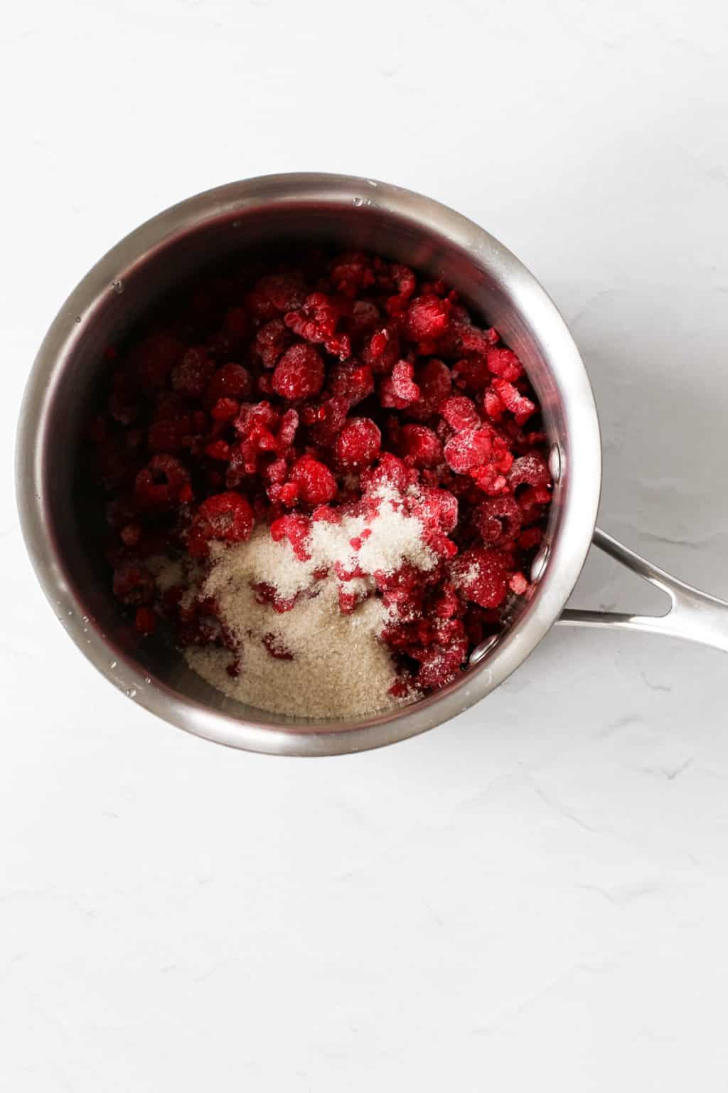 Easy Raspberry Compote Sauce - A Nourishing Plate