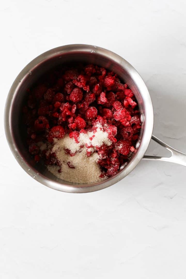 Easy Raspberry Compote Sauce - A Nourishing Plate