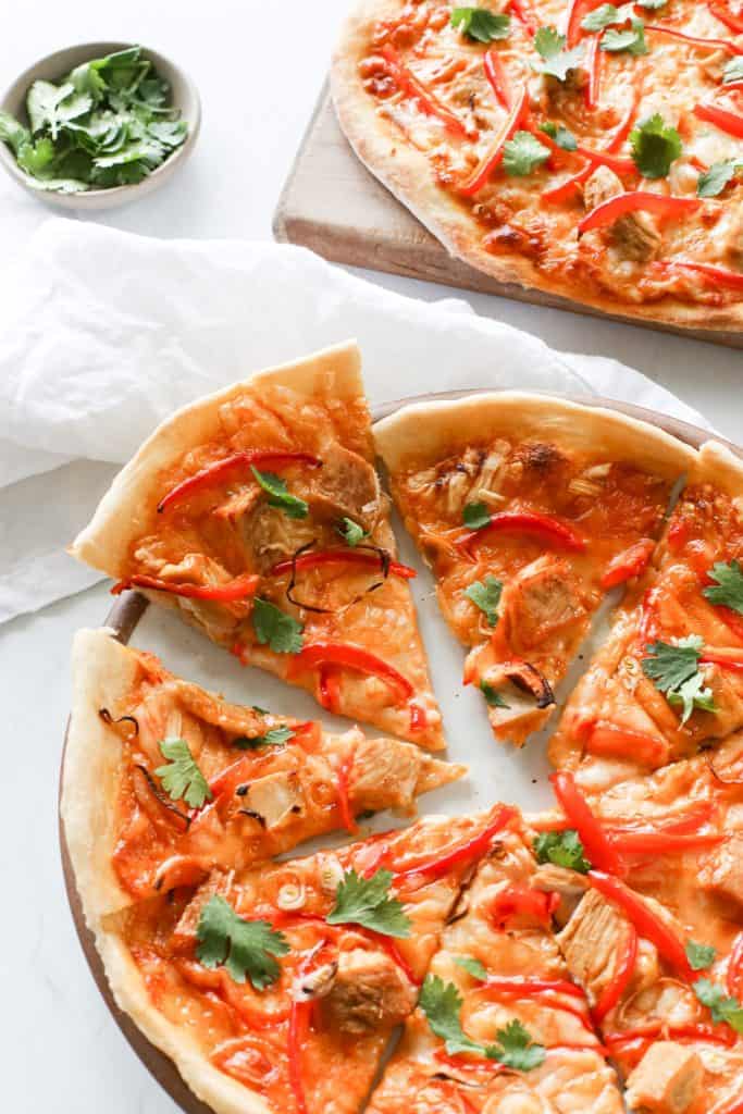 Thai Curry Pizza - A Nourishing Plate