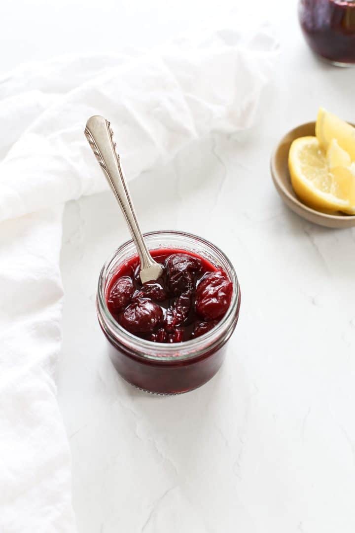 Easy Cherry Compote Recipe - A Nourishing Plate