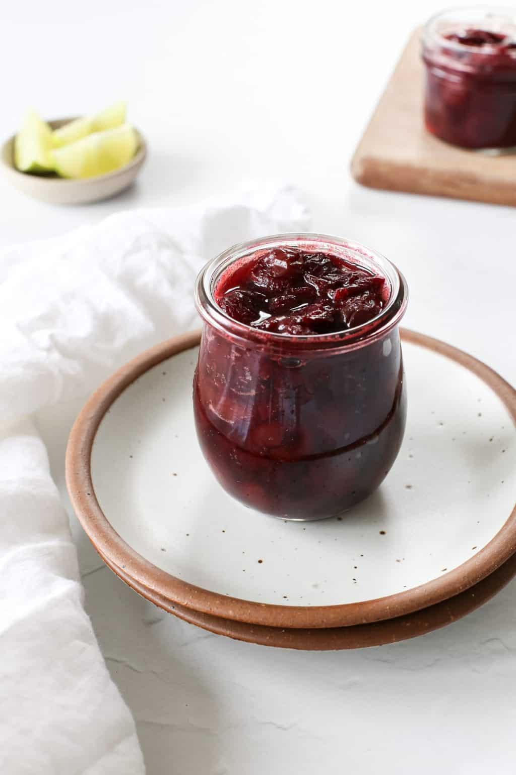 Easy Cherry Compote Recipe - A Nourishing Plate