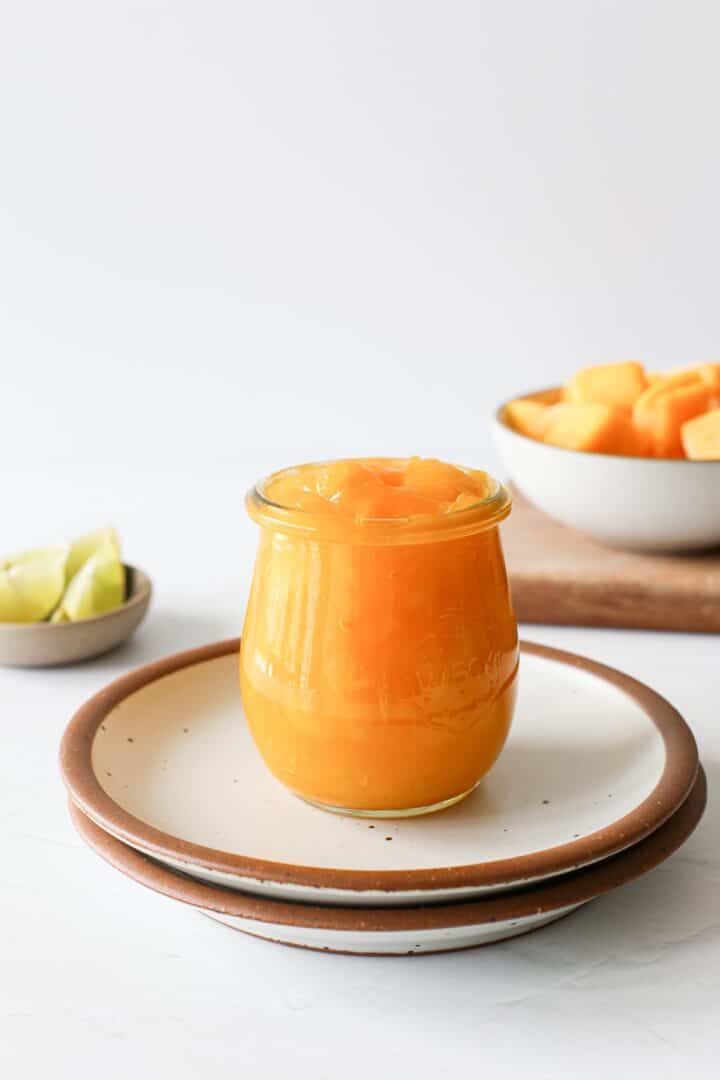 Mango Compote - A Nourishing Plate