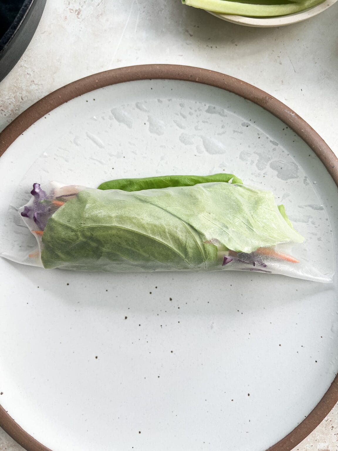 Fresh Spring Rolls (With Rice Paper) - A Nourishing Plate