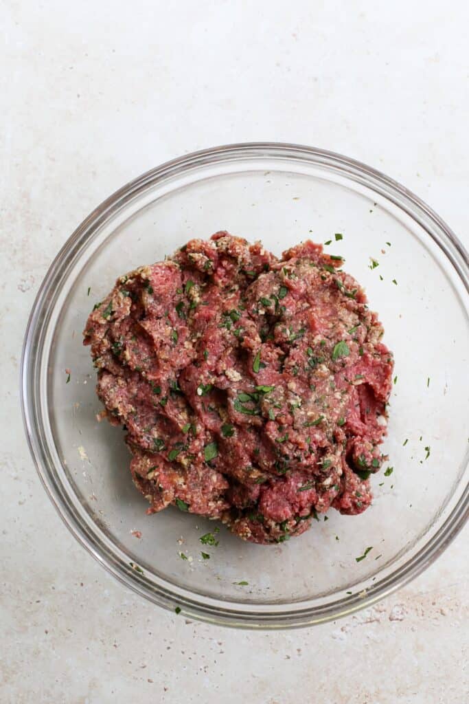 Baked Italian Bison Meatballs - A Nourishing Plate
