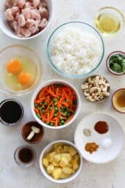 Pineapple Chicken Fried Rice - A Nourishing Plate
